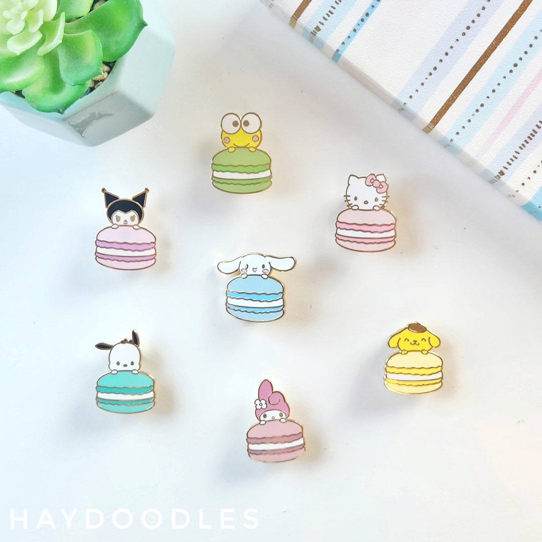 Sanrio Macaron Enamel Pin | Enamels | Badge | Pin - Etsy