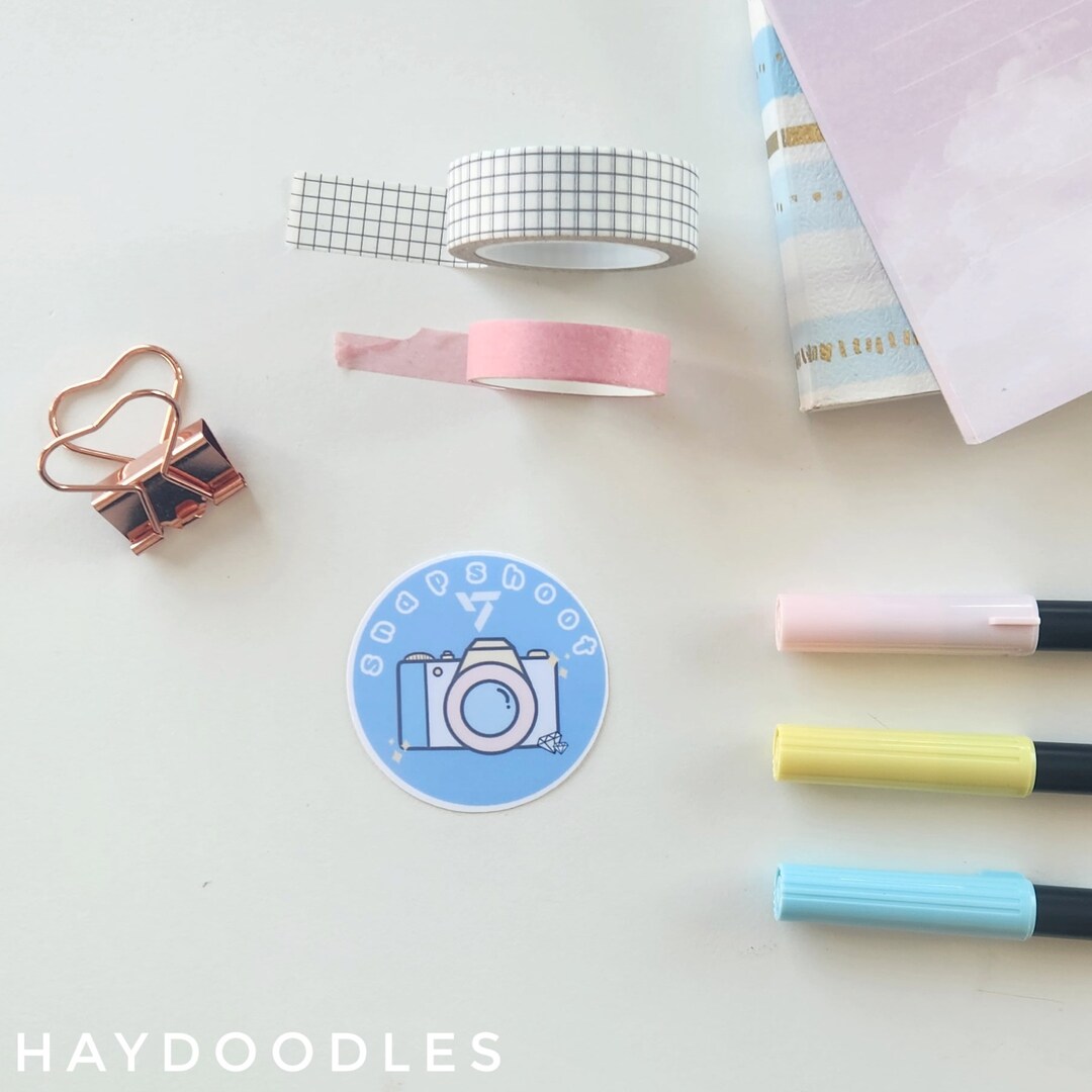 Seventeen Snapshoot Sticker SVT Weatherproof Vinyl Stickers KPOP Glossy ...