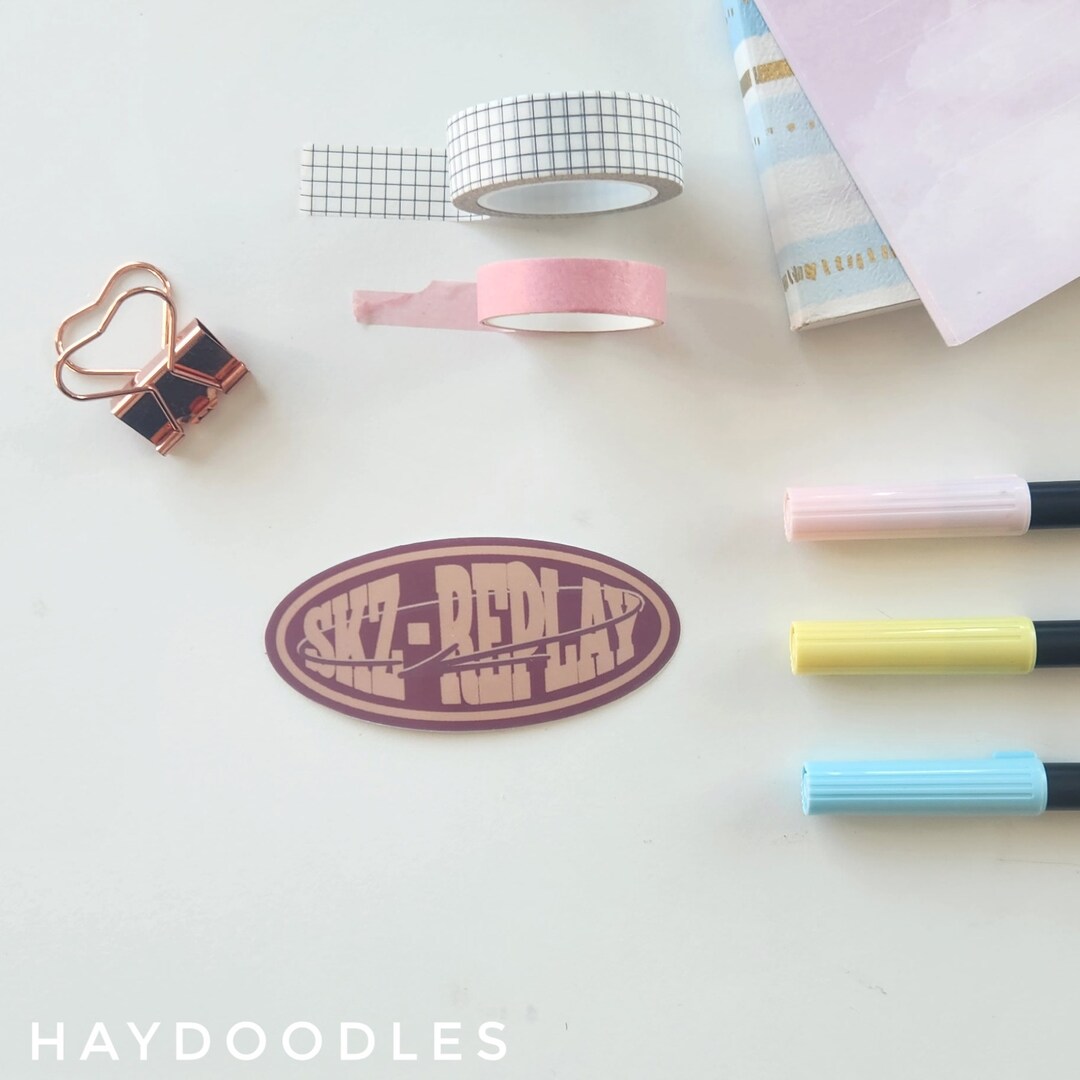 Stray Kids Skz-replay Sticker | Weatherproof Vinyl Sticker | Glossy ...