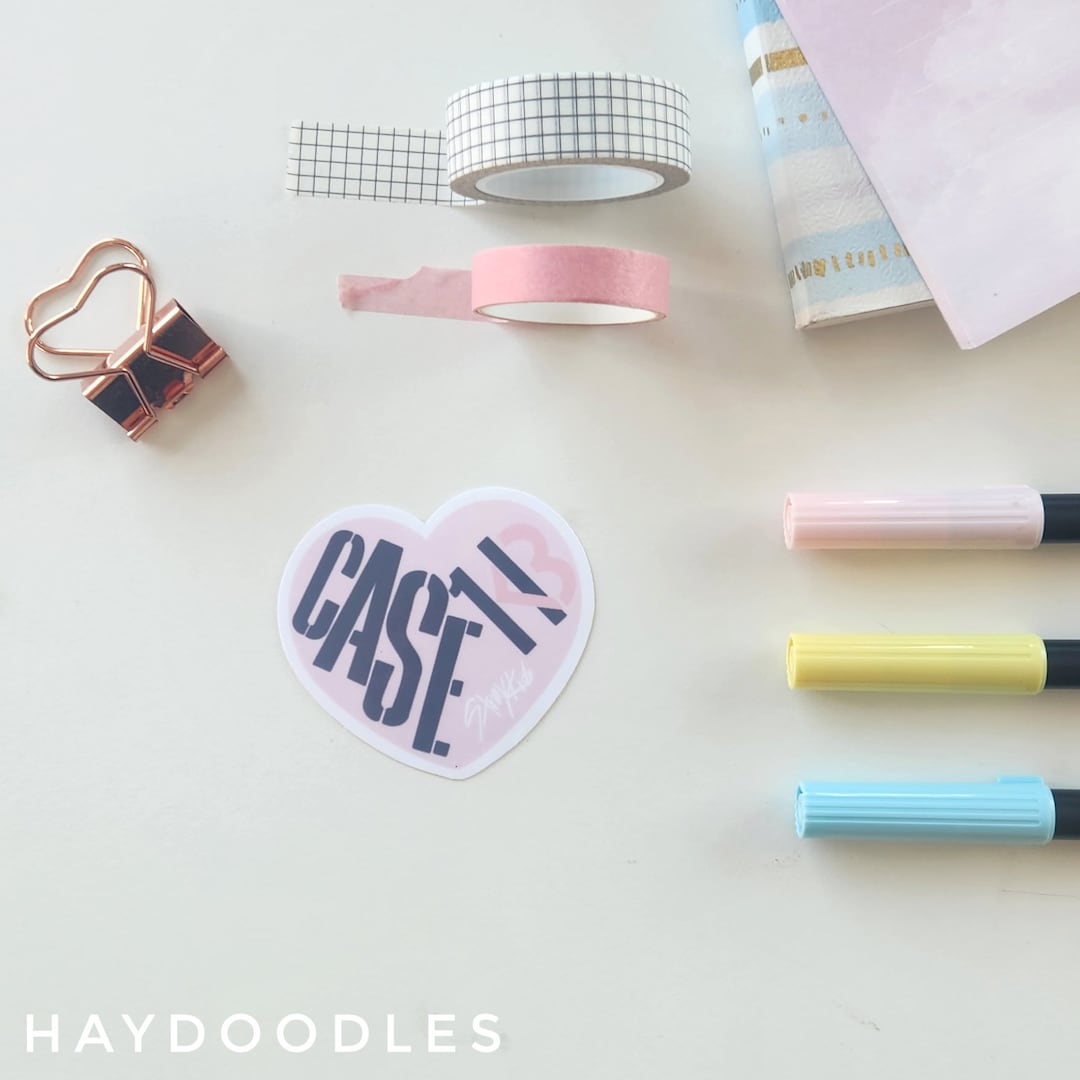 Stray Kids Case 143 Sticker Weatherproof Vinyl Sticker Glossy Sticker ...