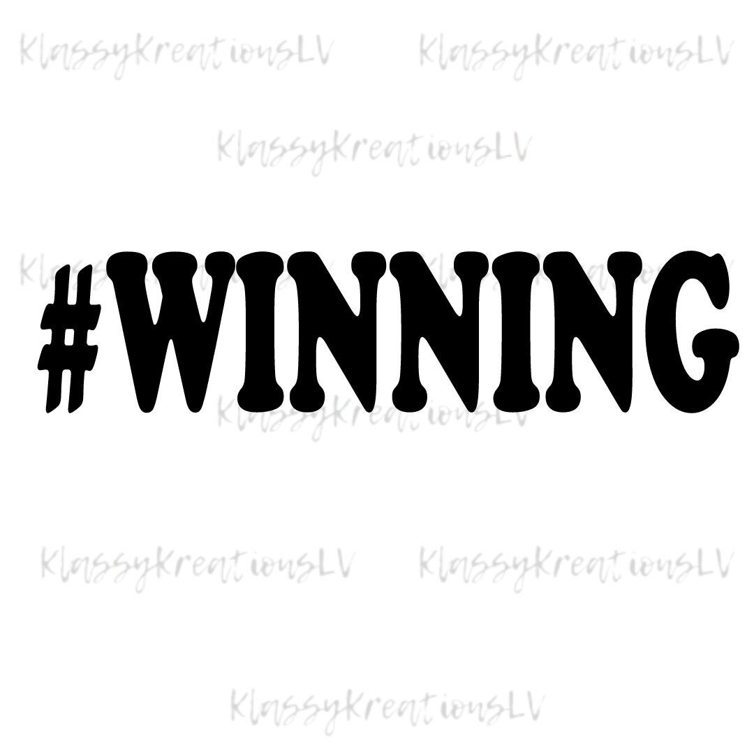 Winning Svg - Motivational Svg - Inspirational Svg - Black Owned Svg ...