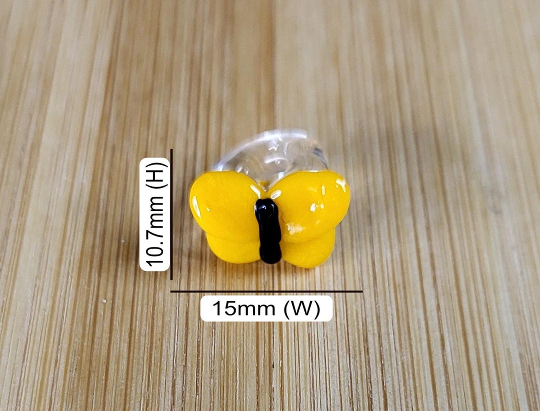 Butterfly Glass Loc Bead, Dread Bead, Dread Beads, Dreadlocks Beads ...