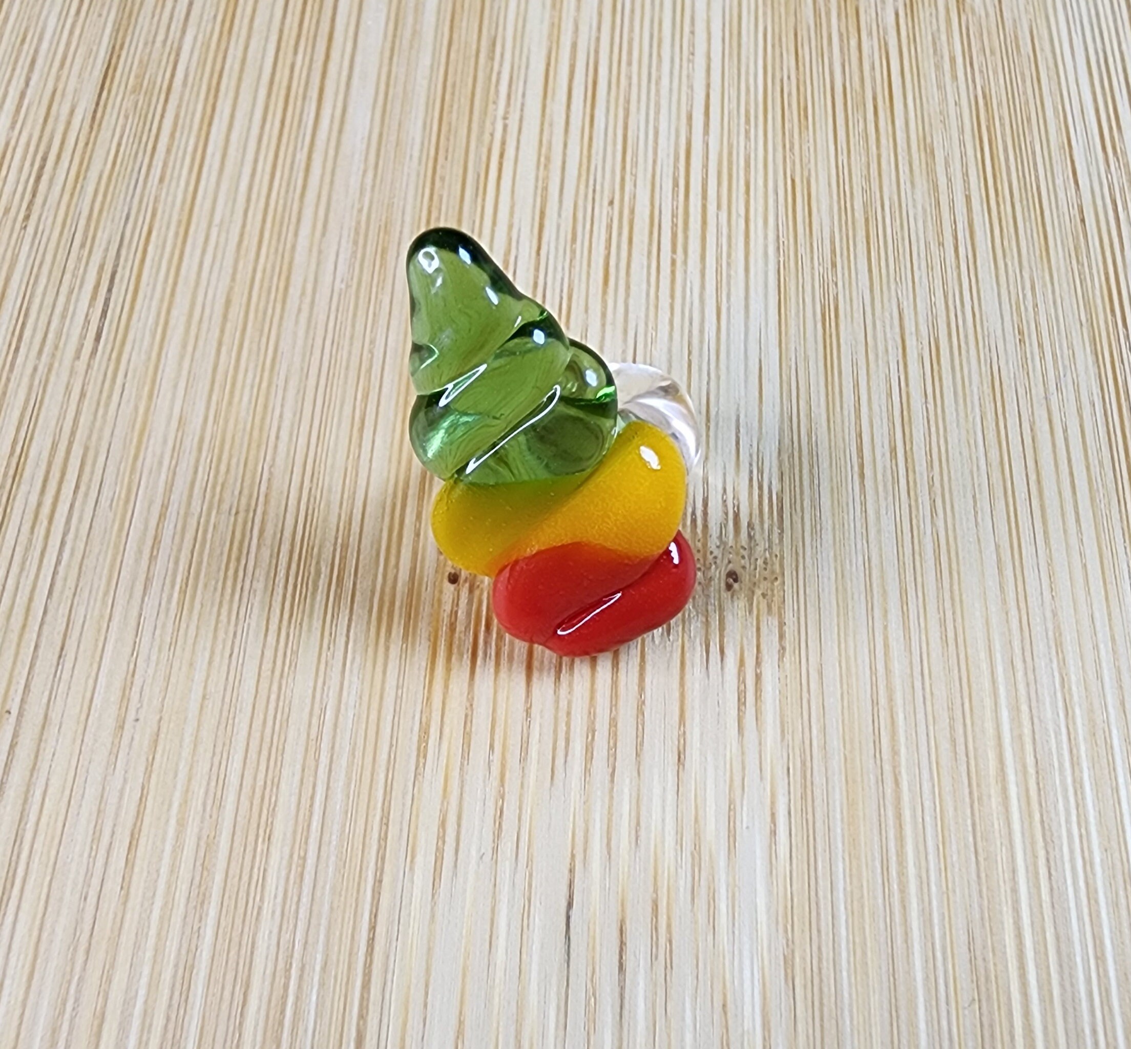 Unicorn Horn Glass Loc Bead, Glass Dread Bead, Beads, Dread Beads ...