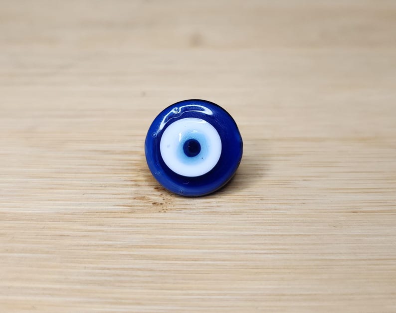 Evil Eye Glass Loc Bead: Dreadlock Hair Accessory - Etsy