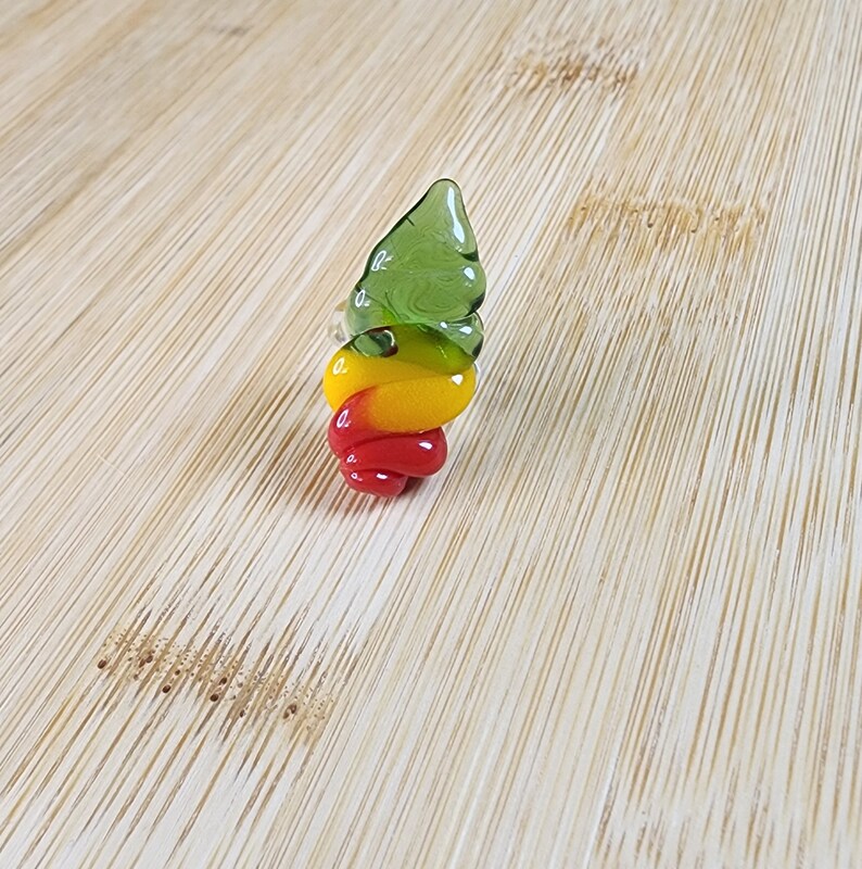Unicorn Horn Glass Loc Bead, Glass Dread Bead, Beads, Dread Beads ...