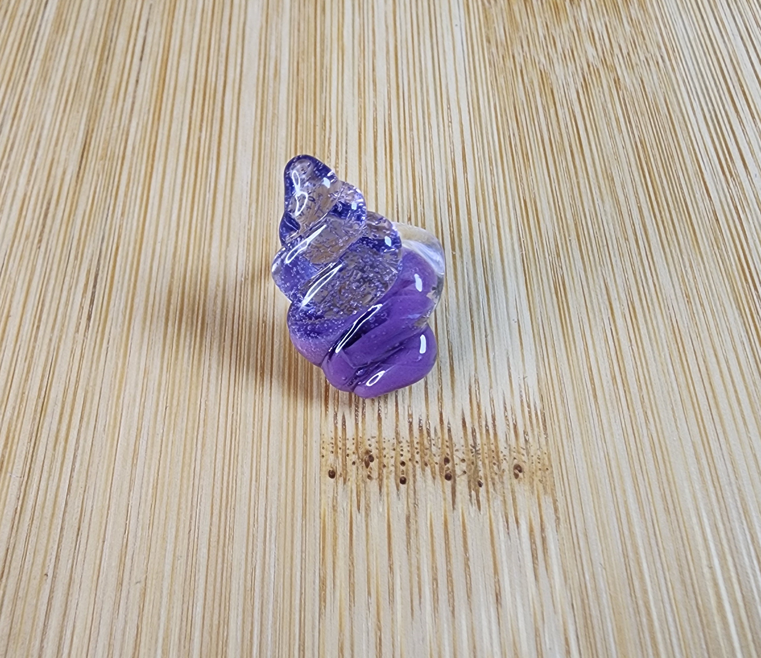 Unicorn Horn Glass Loc Bead, Glass Dread Bead, Beads, Dread Beads ...