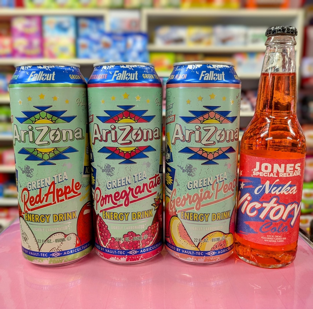 Fallout Nuka Cola & Energy Drinks Bundle USA Import, Arizona and Jones ...
