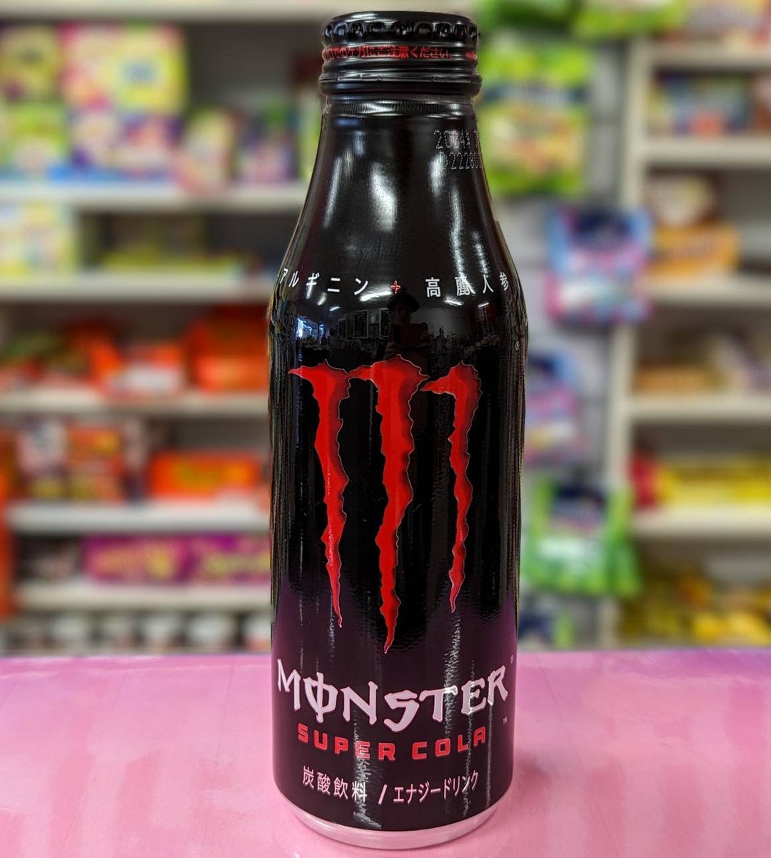 Monster Super Cola Drink Rare Japanese Import in a 500ml Aluminium ...