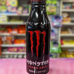 Monster Super Cola Drink Rare Japanese Import in a 500ml Aluminium ...