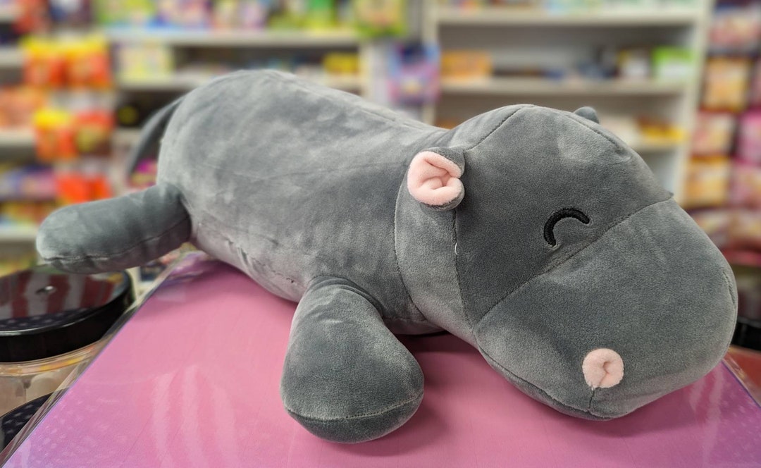 Kenji Cute Hippo Plushie 44cm Long - Etsy