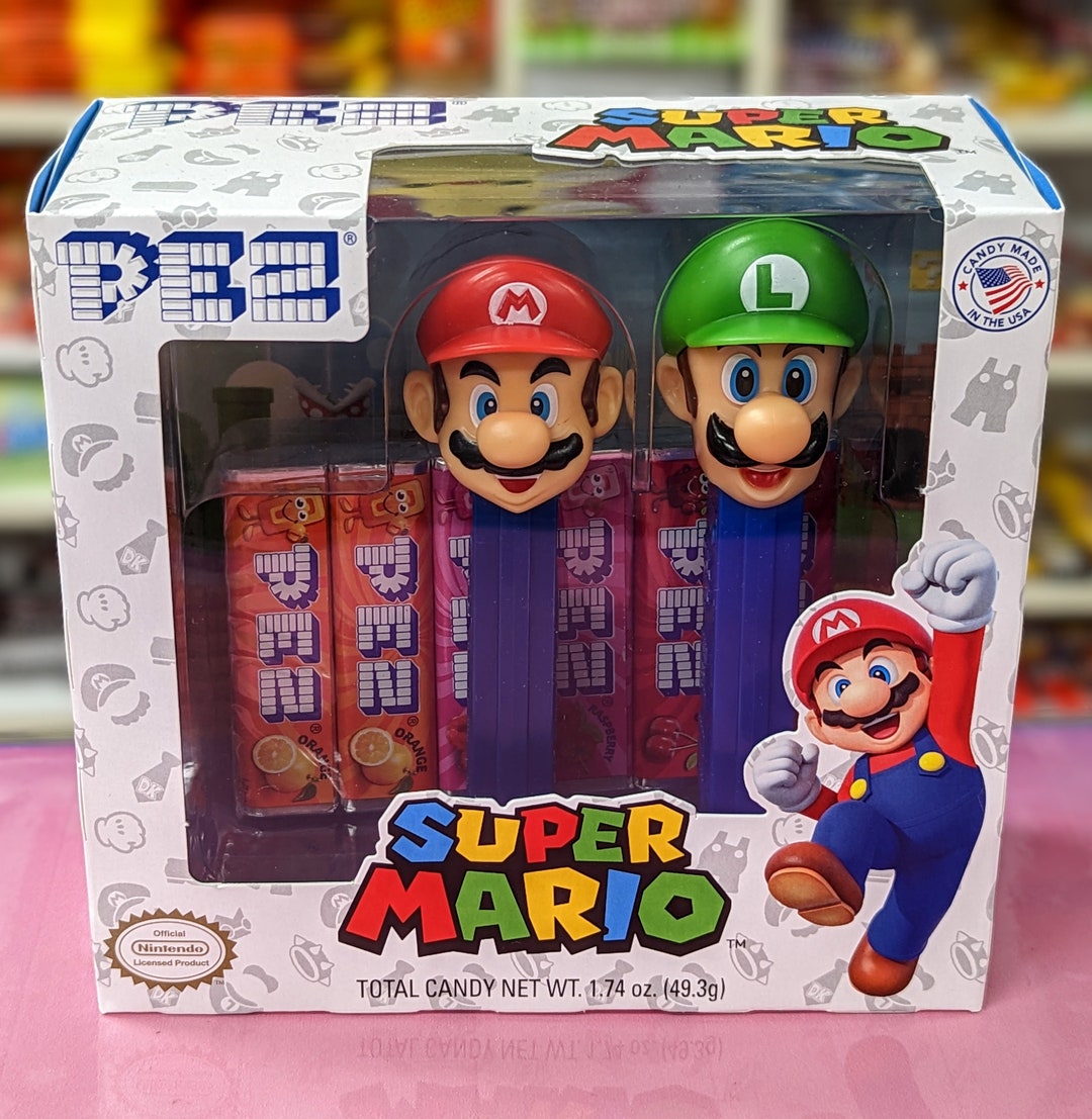 Super Mario Brothers Collectible PEZ Gift Set USA Import Mario and ...