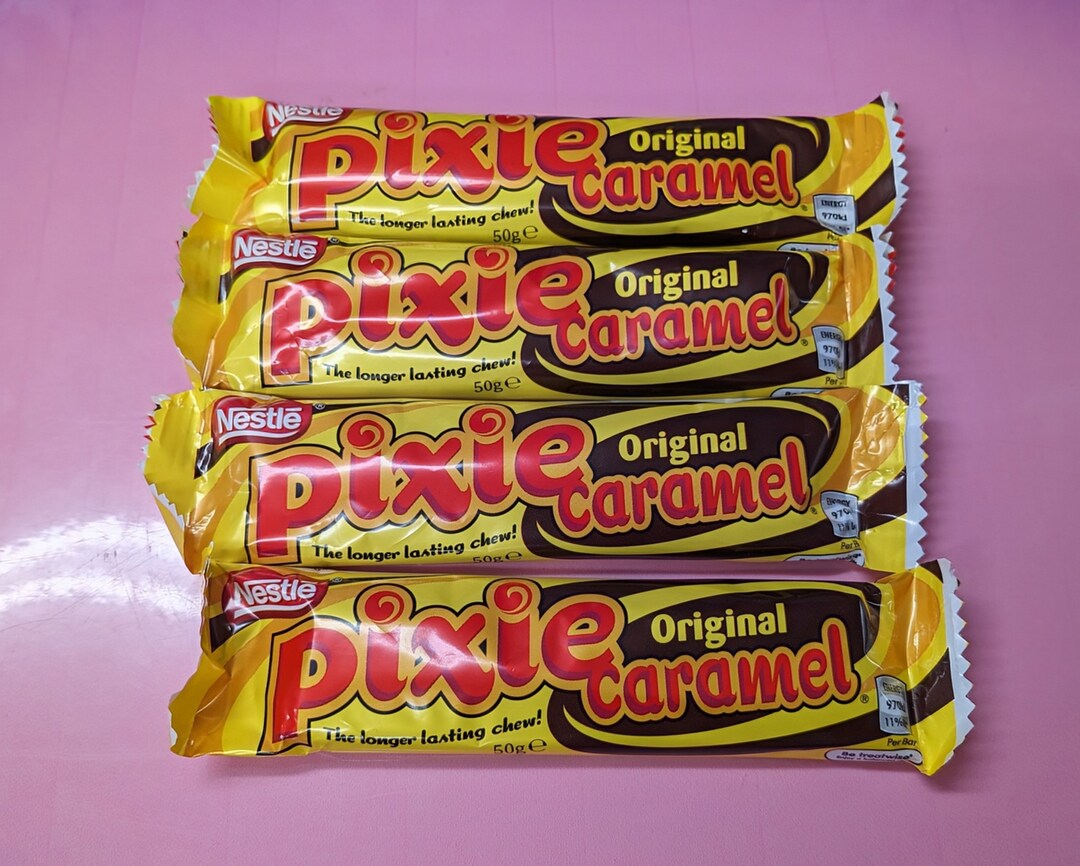 4x Australian Nestlé Pixie Original Caramel Bars 50g Each australian Import - Etsy UK
