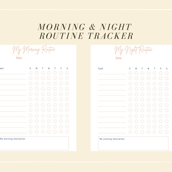 Morning Routine - Etsy