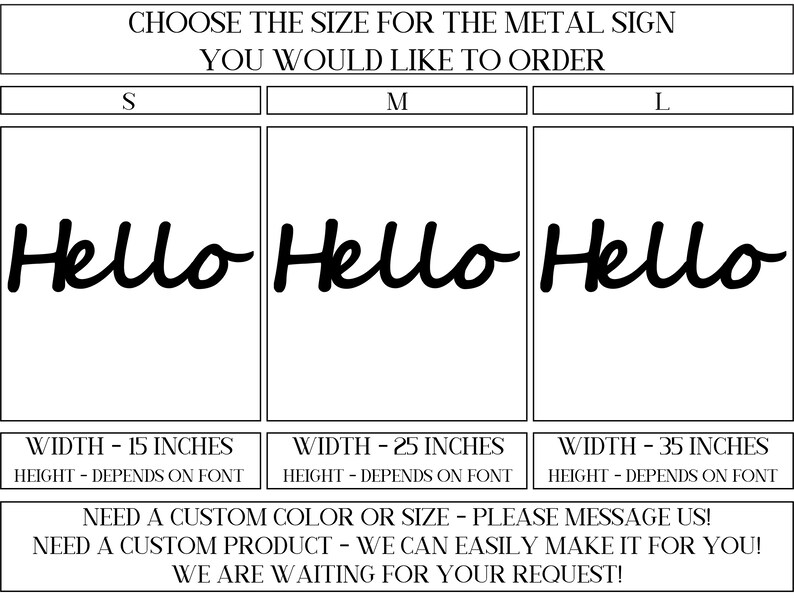 Hello Metal Sign Hello Welcome Decor Custom Laser Cut Hello - Etsy