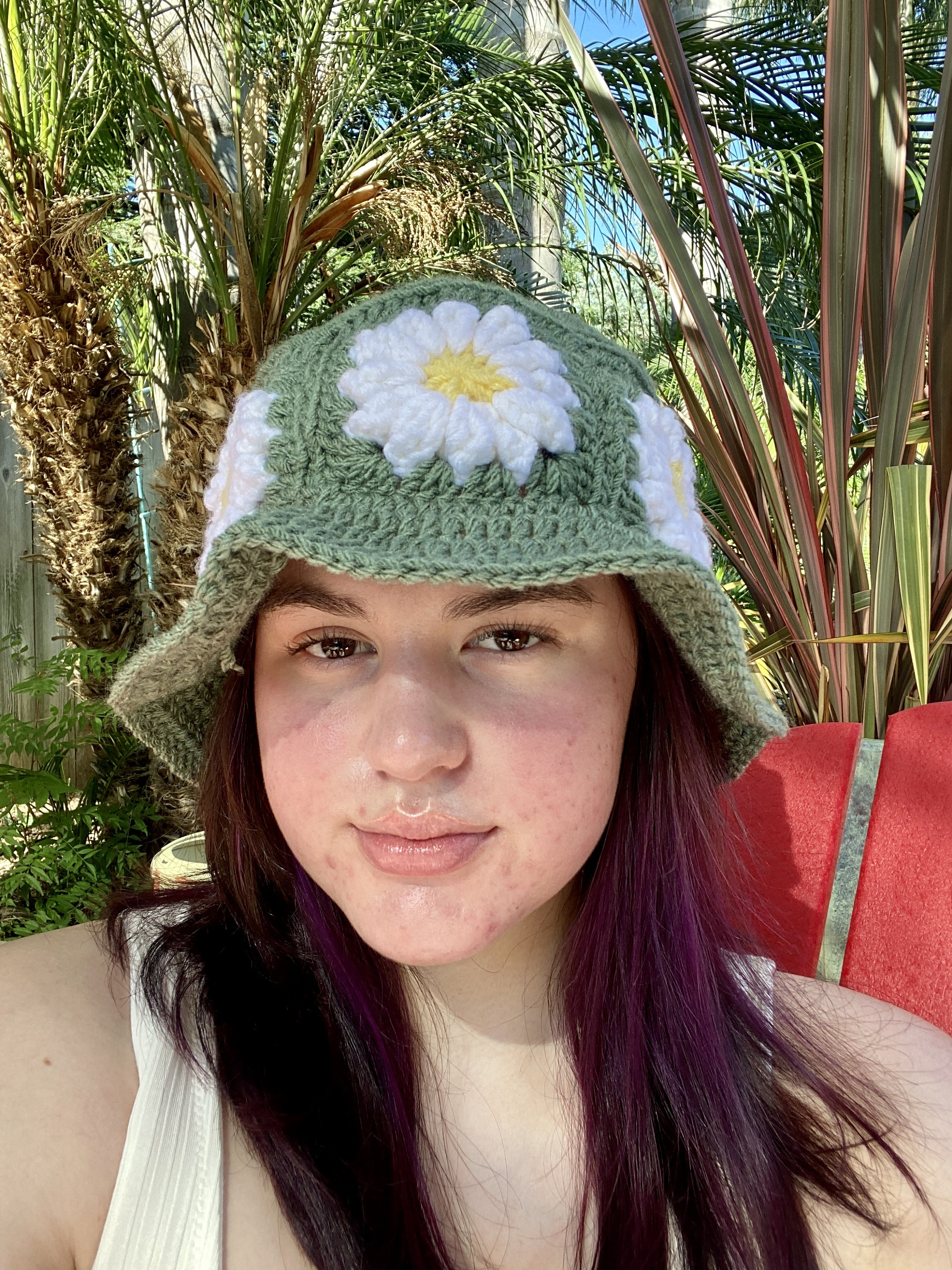 Crochet Flower Bucket Hat Etsy Australia