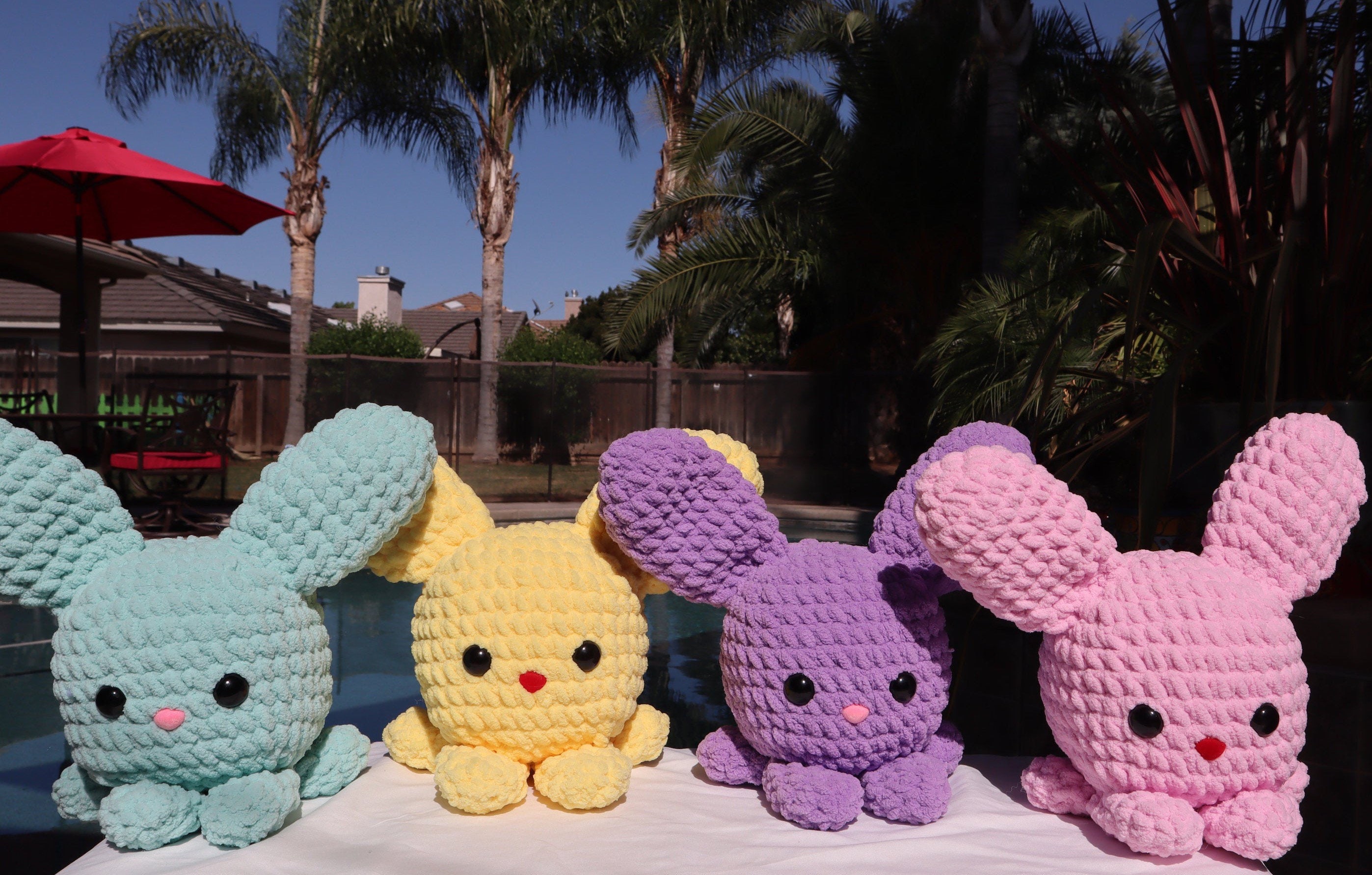 Crochet Bunny Plushie | Etsy