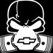 Chevy Skull With Pistons Decal - Etsy