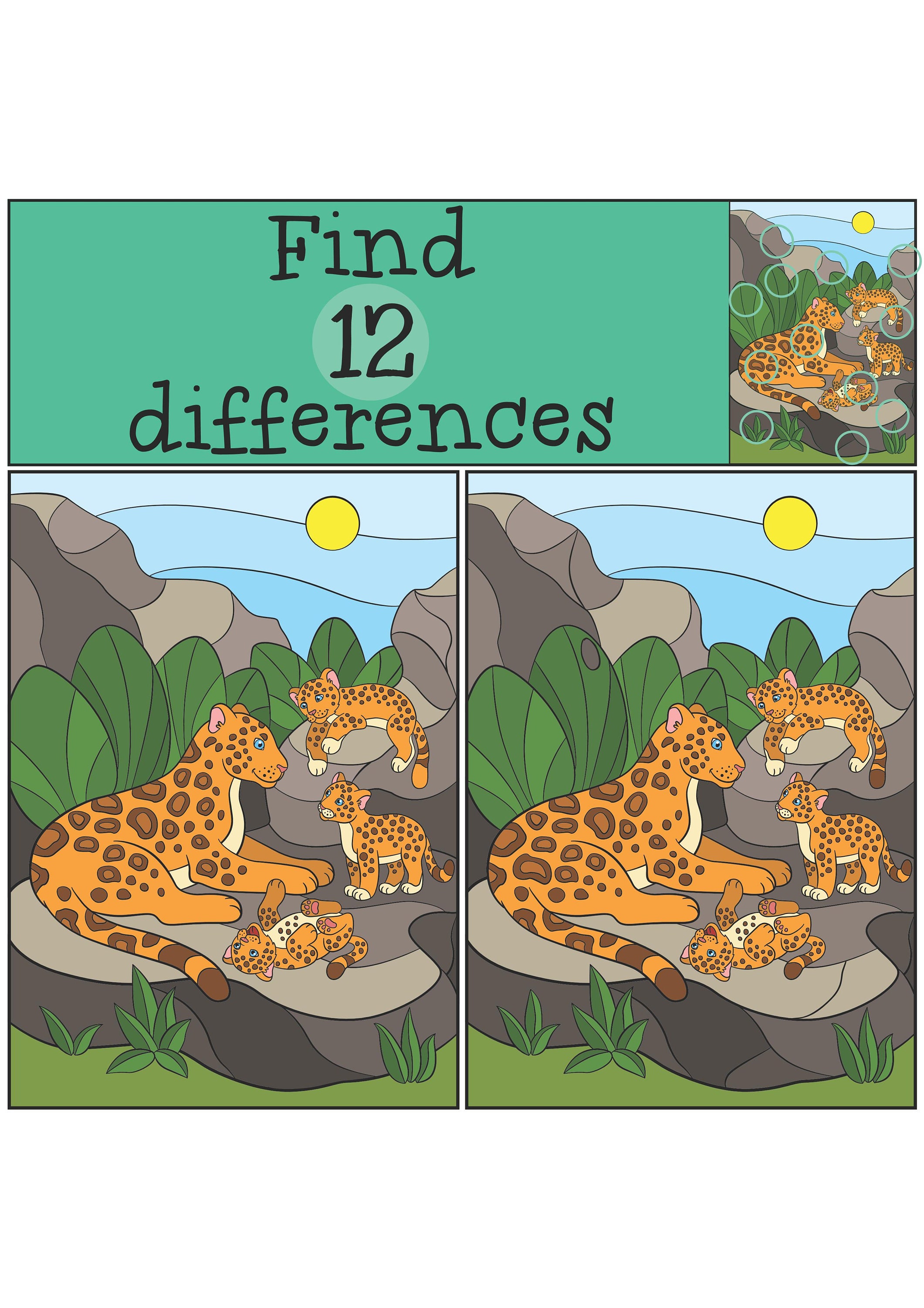 50 PRINTABLE Educational Activity Sheets for Kids, PDF, Find the ...