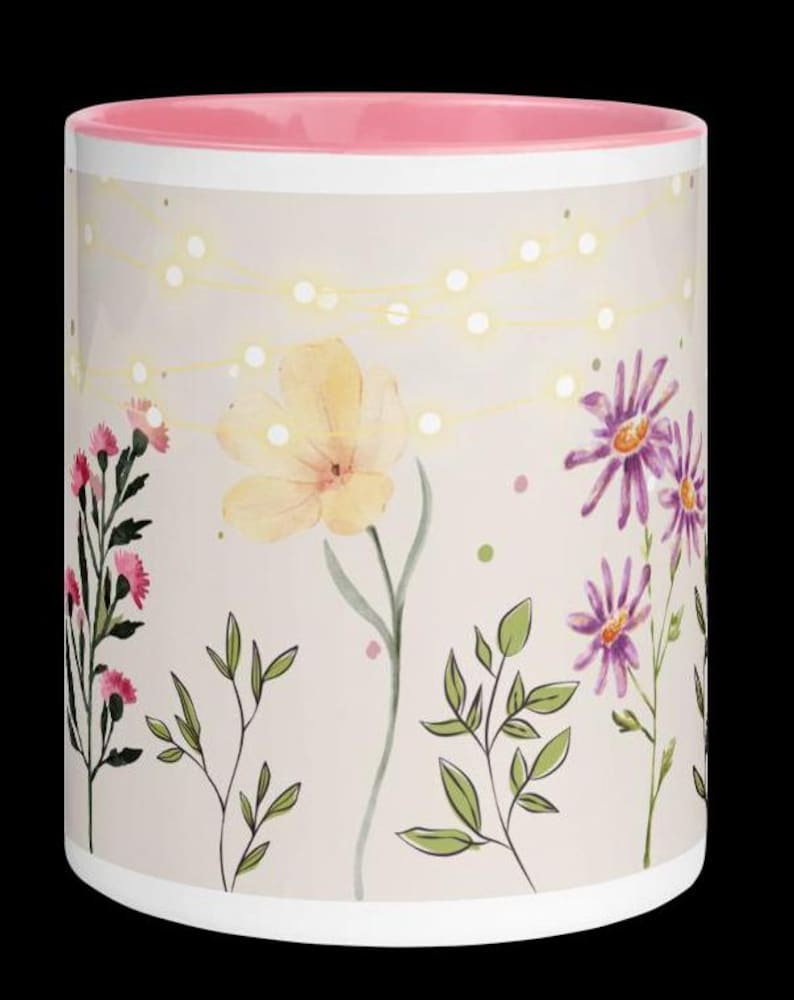 Boho Flowers Mug| Cottagecore Mug| Floral Mug| Gifts for Her ...