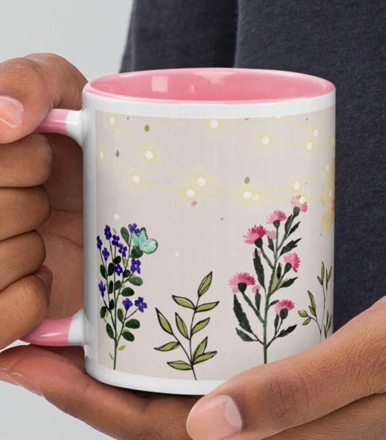 Boho Flowers Mug| Cottagecore Mug| Floral Mug| Gifts for Her ...