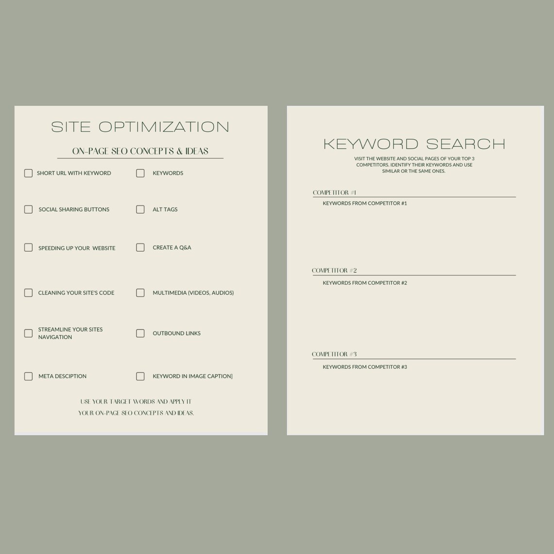 Social Media Strategy Workbook | SEO Strategy Workbook | Content ...