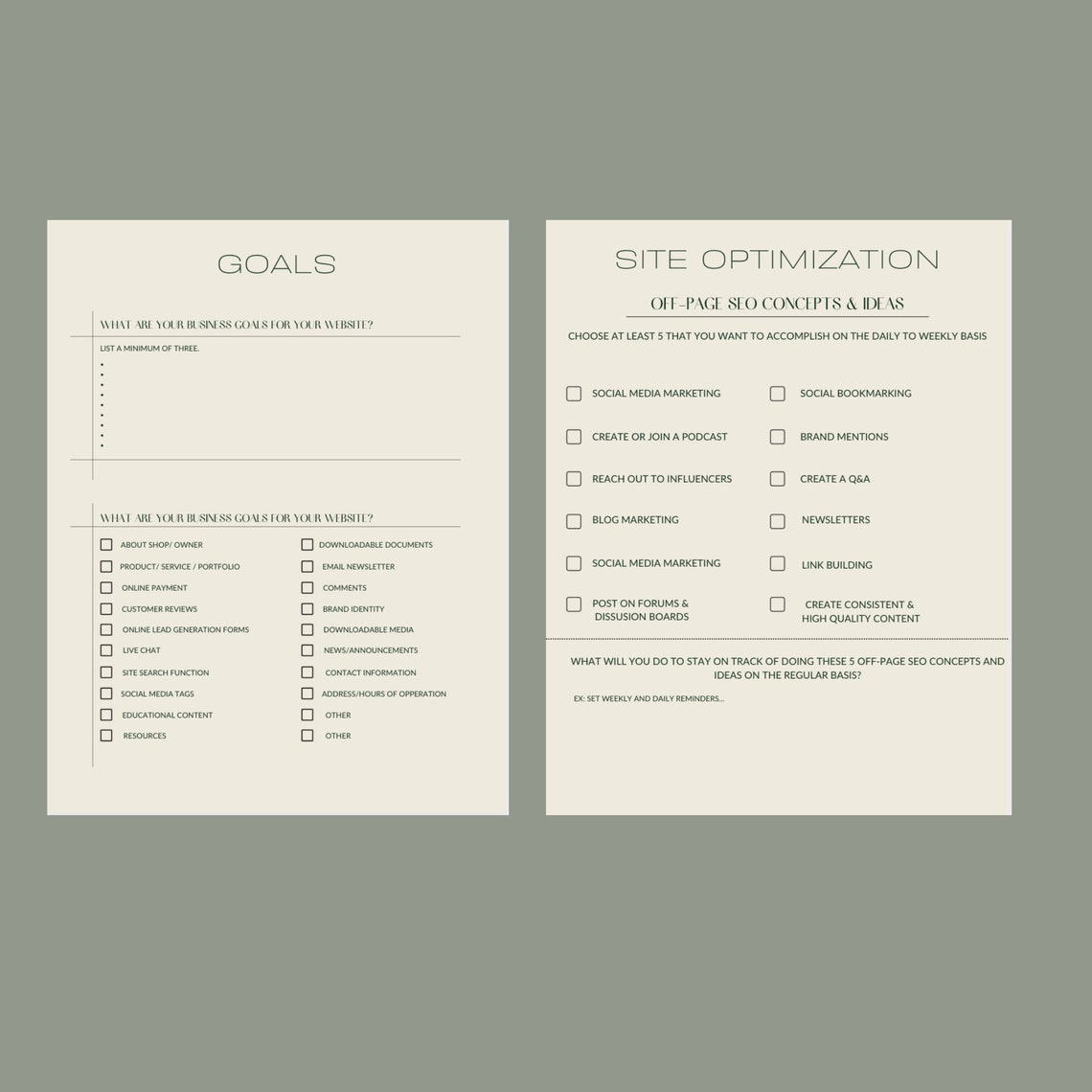 Social Media Strategy Workbook | SEO Strategy Workbook | Content ...