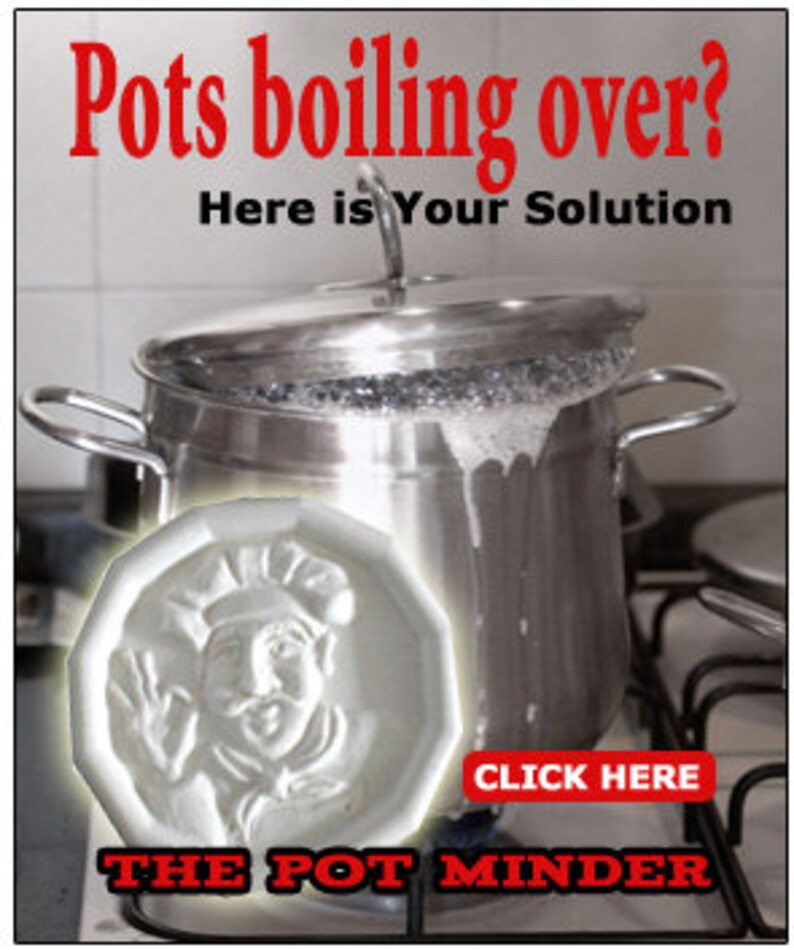 Pot Minder - Chef Design - Etsy
