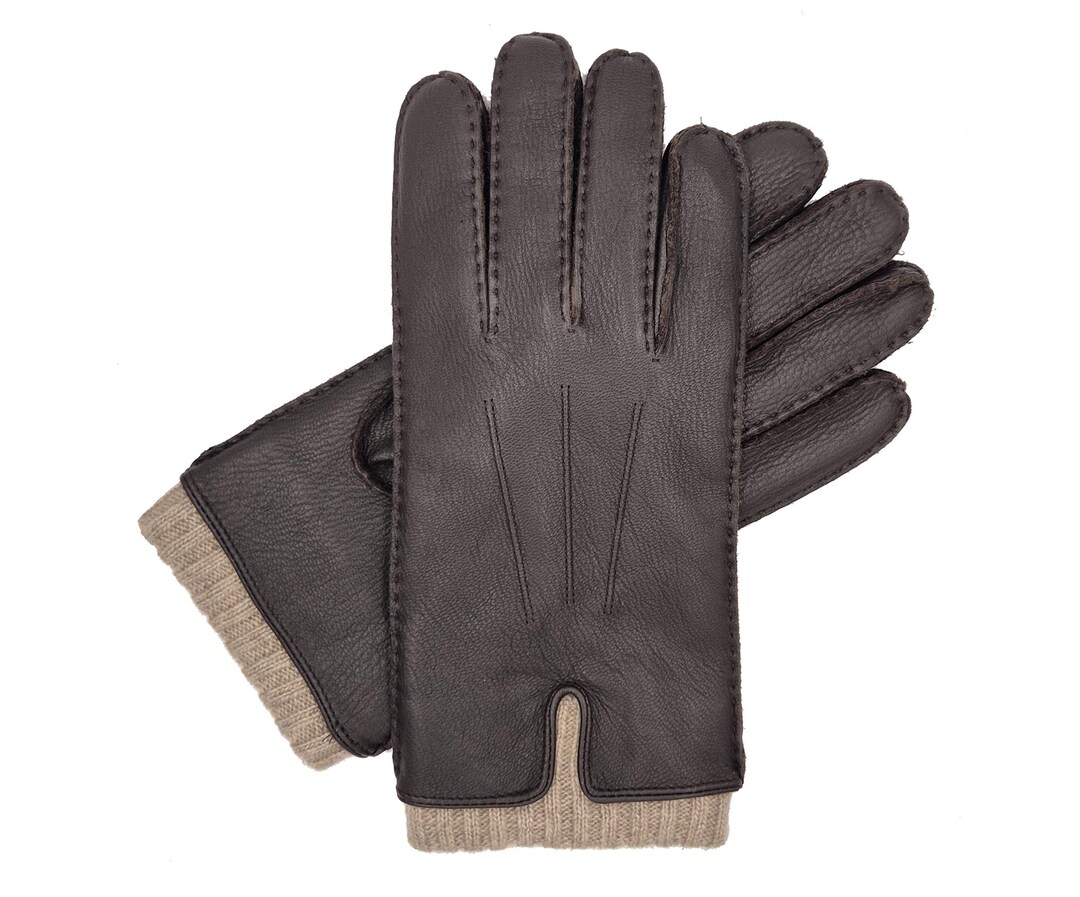 Sherborne. Men's Cashmere Lined Leather Glove - Etsy