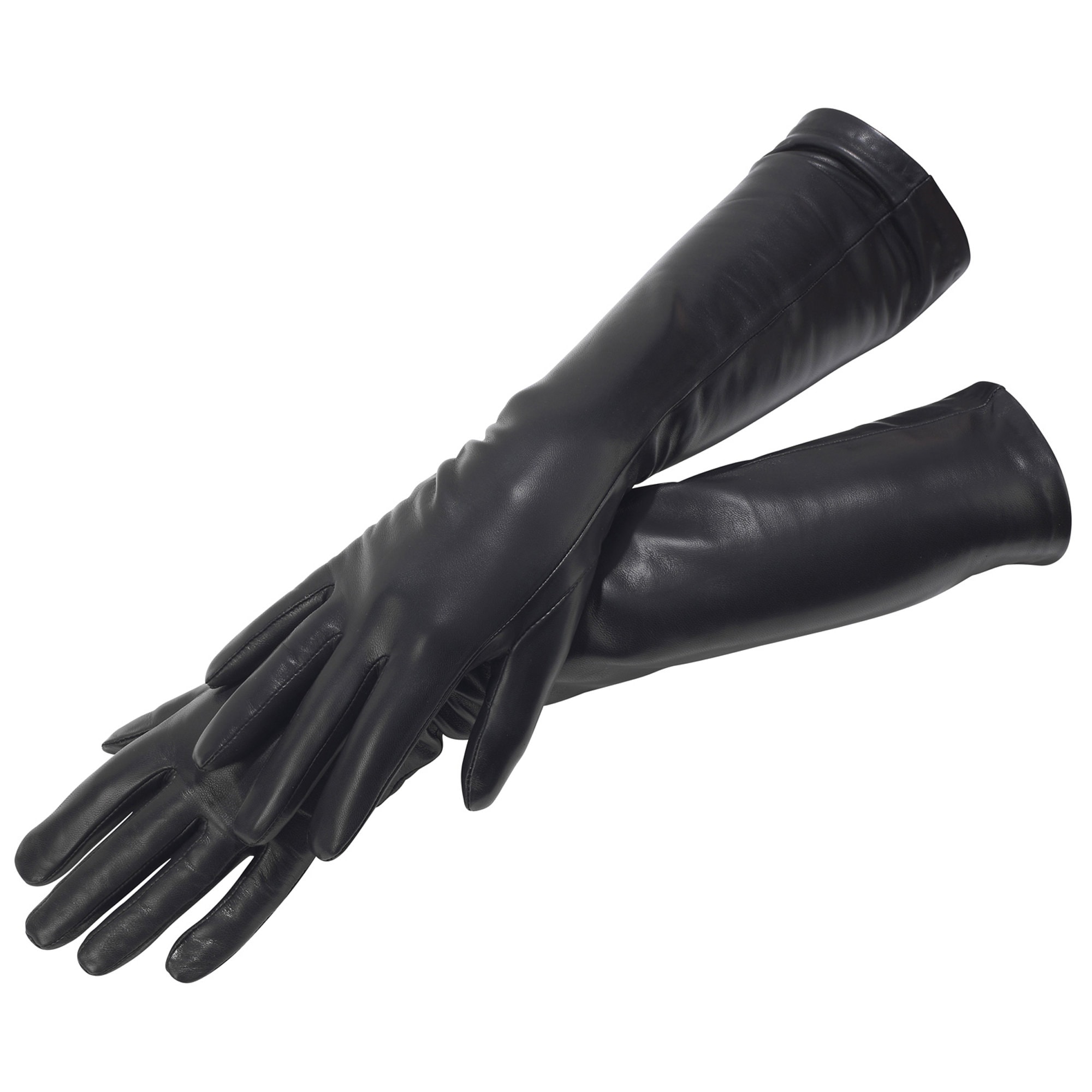 Kelly. Women's Opera Length Silk Lined Leather Gloves - Etsy