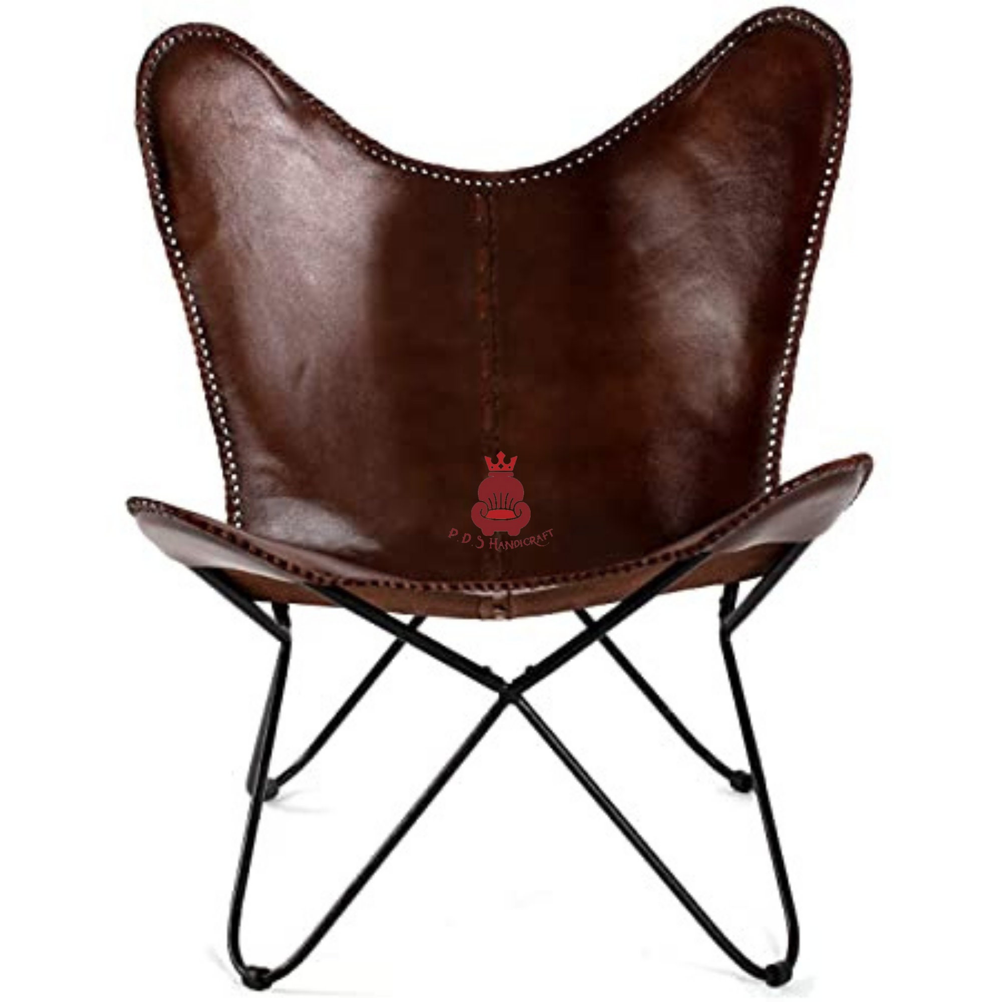 Leather Butterfly Chair Handmade Decorative Chairs - Etsy
