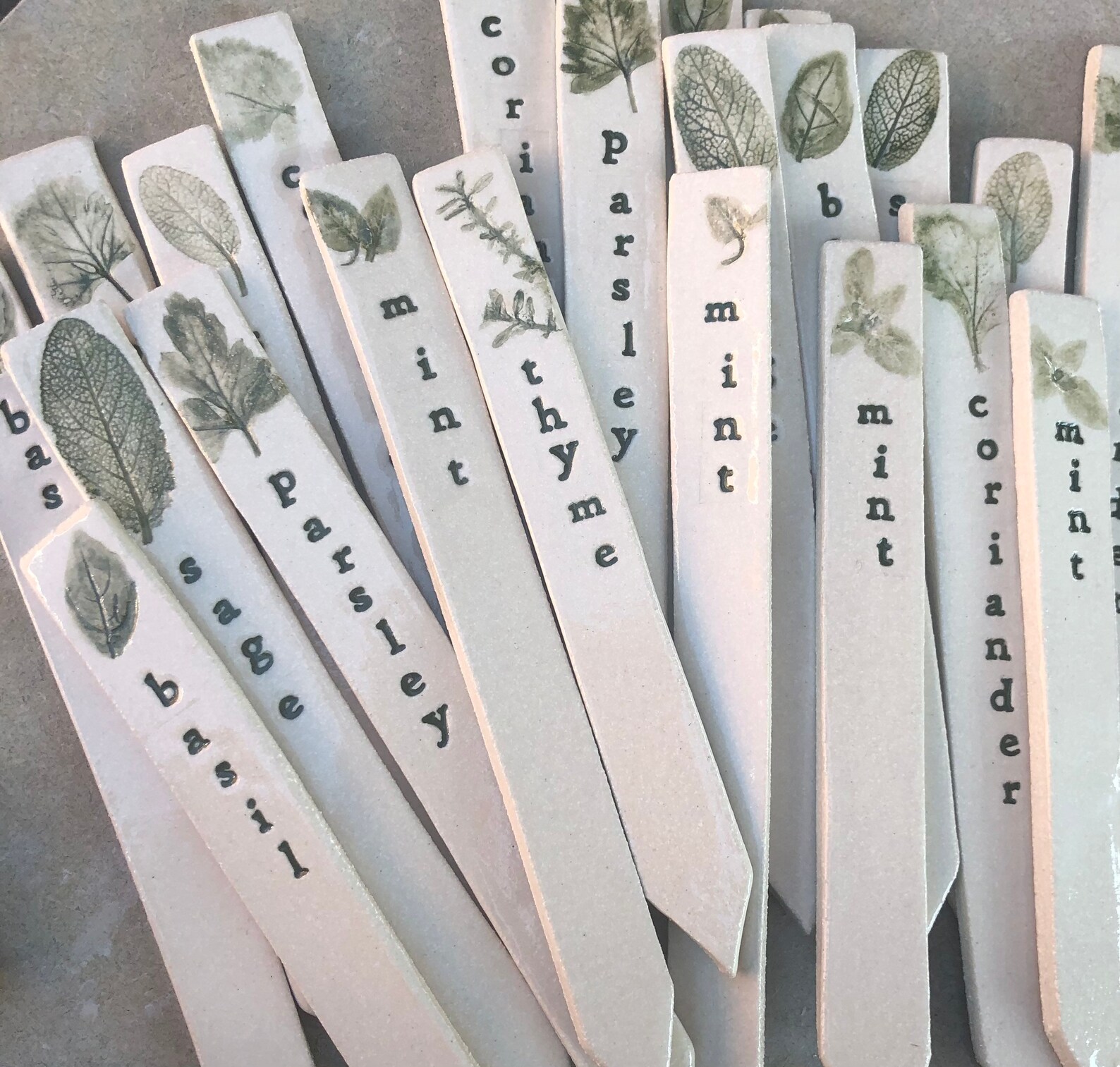 Herb Plant Marker Pot Plant Gift for Gardeners | Etsy