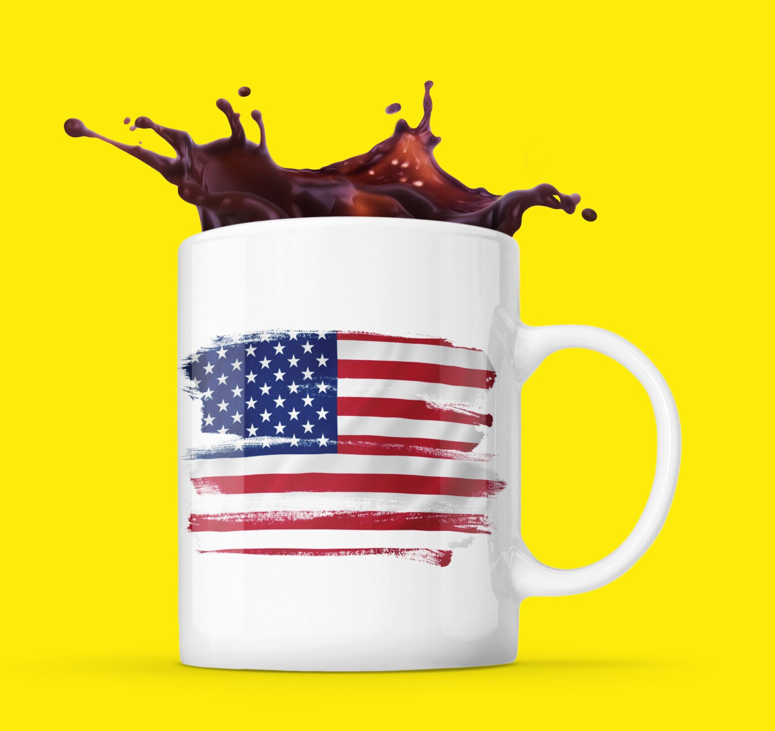 American Mug American Flag American Map Coffee Mug - Etsy