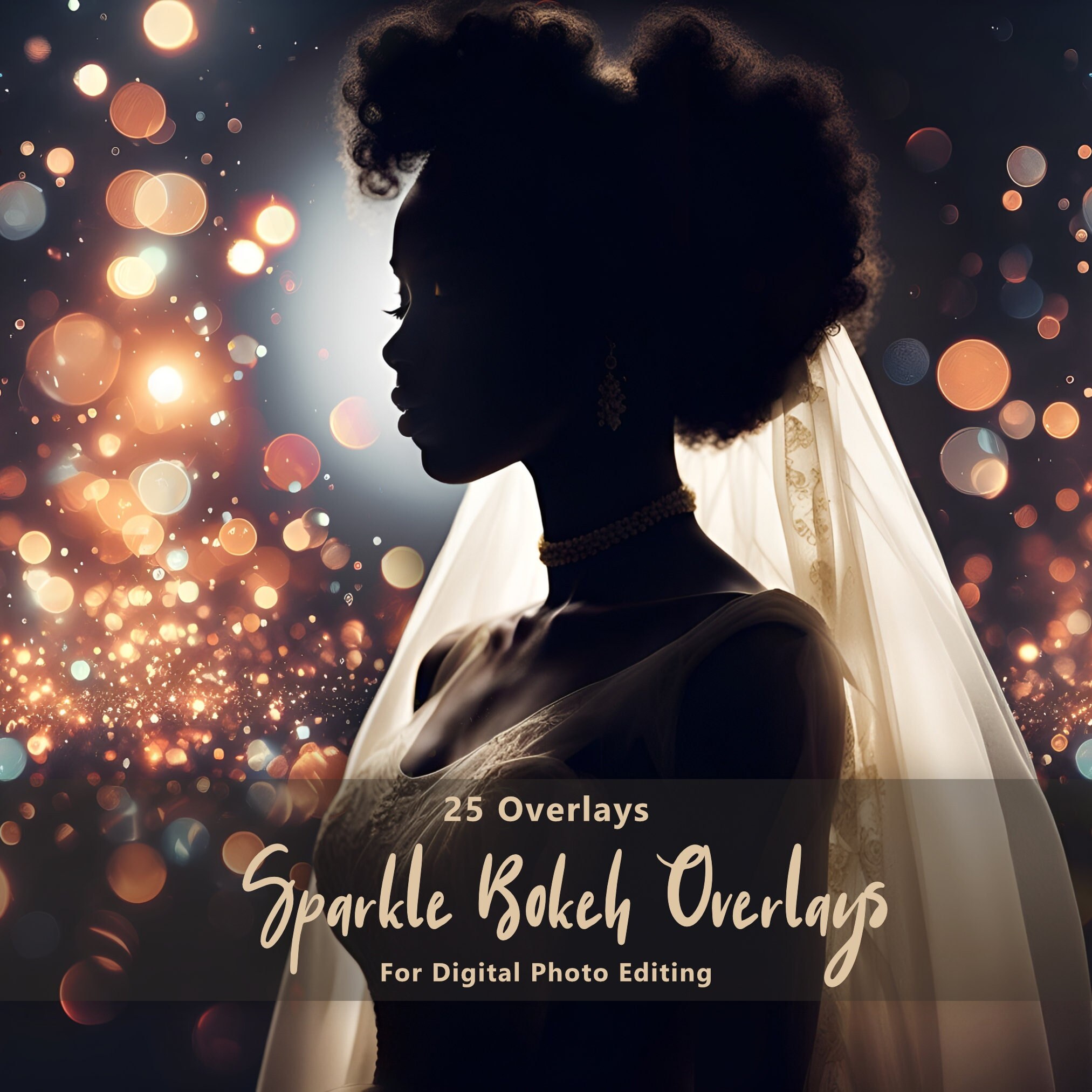 Sparkle Bokeh Overlays, Bokeh Backgrounds for Light Effects in Digital Photo Editing - Etsy