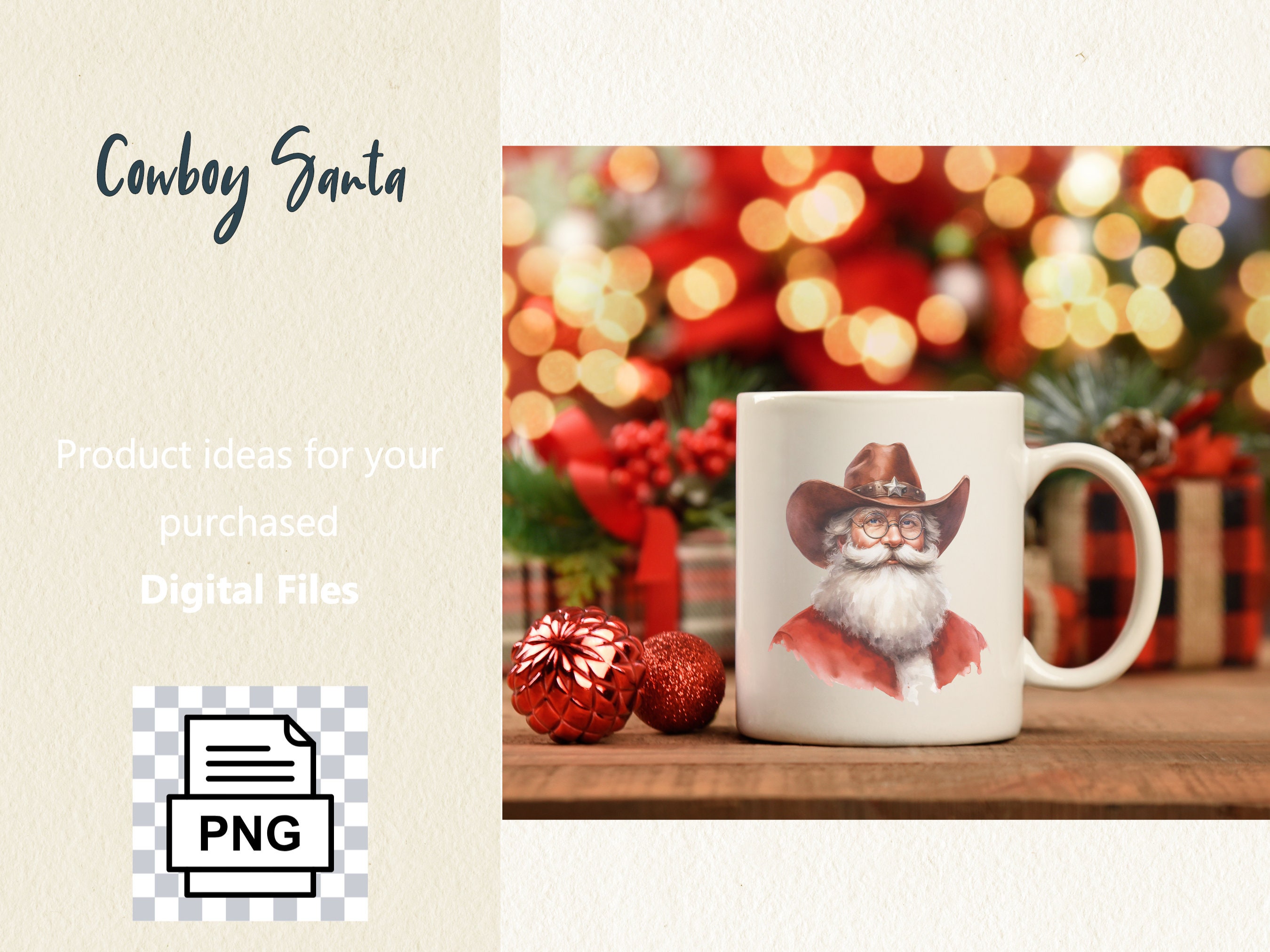 Christmas Cowboy Santa Claus, Christmas Clipart, Transparent PNG ...