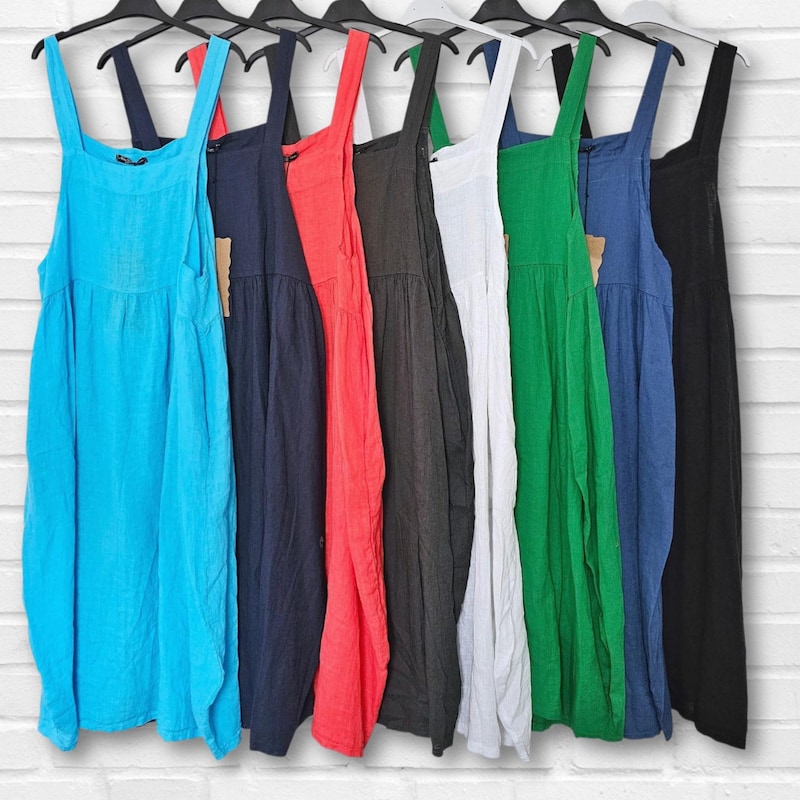 Italian Linen Dresses Women - Etsy UK