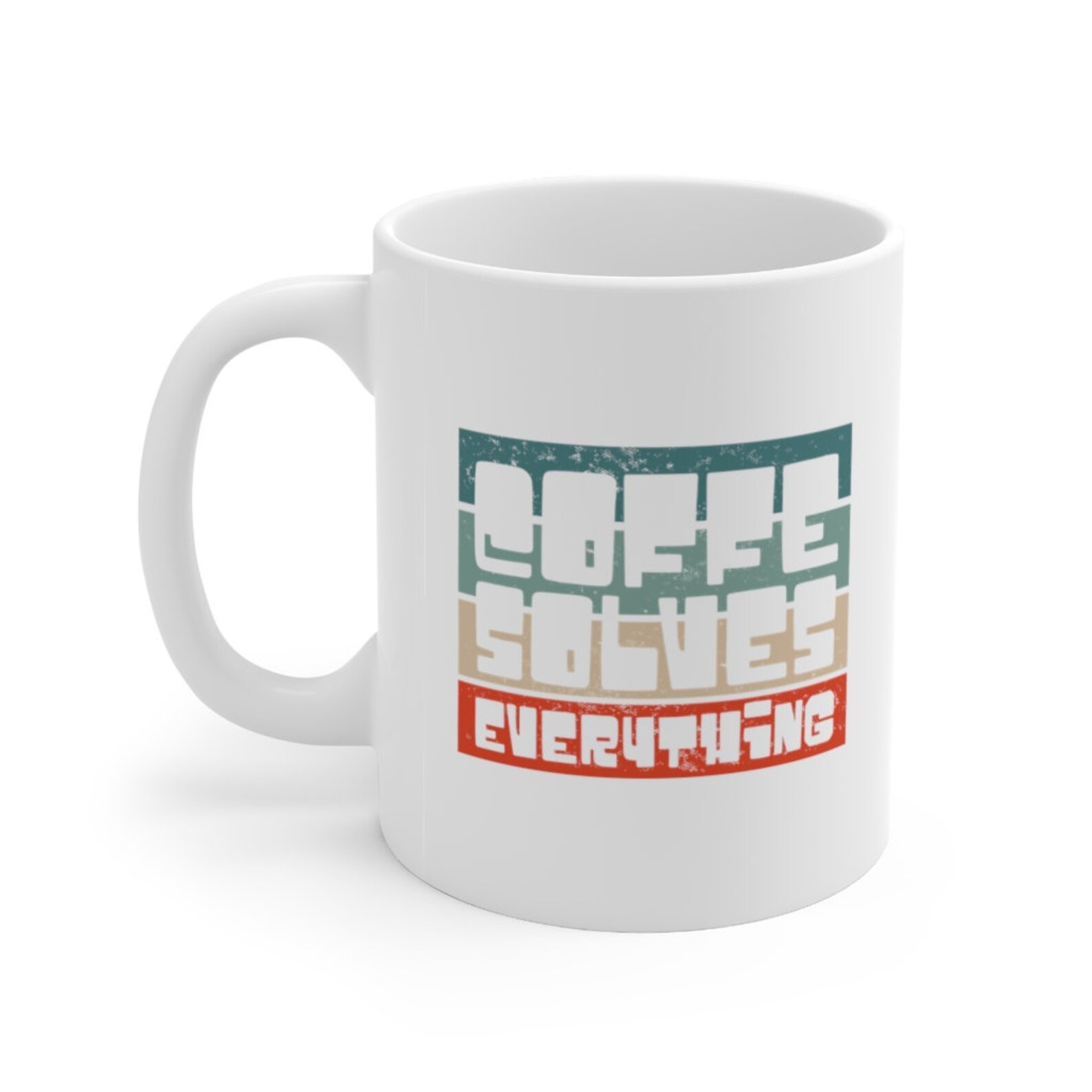 Coffee Solves Everything, Funny Coffee Shop Cup, Humorous Barista Gift ...