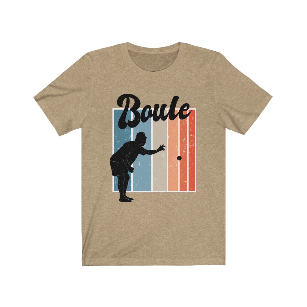 Boule Shirt, Classic Lawn Games Tshirt, Vintage French Game T Shirt ...