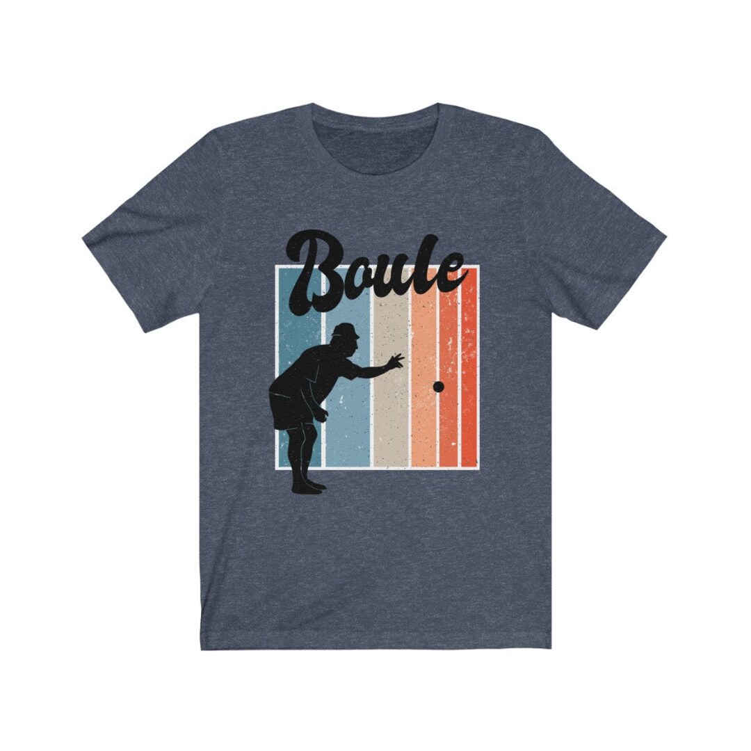 Boule Shirt, Classic Lawn Games Tshirt, Vintage French Game T Shirt ...