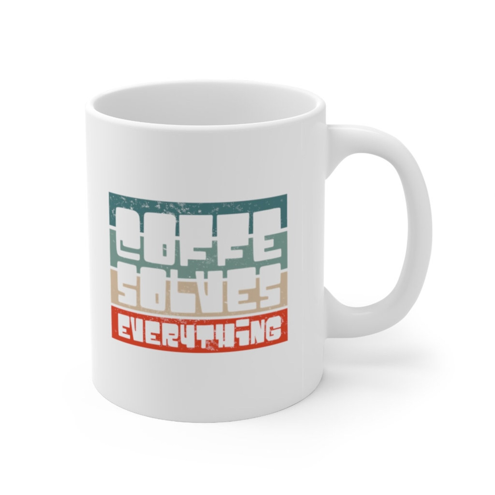 Coffee Solves Everything, Funny Coffee Shop Cup, Humorous Barista Gift ...
