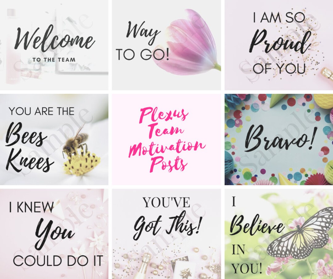 20 Plexus Team Motivation Posts - Etsy