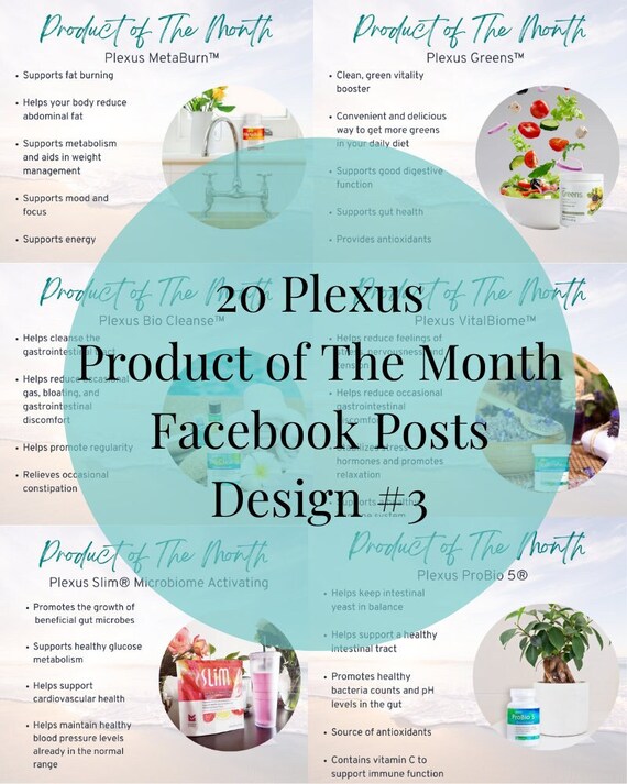 20 Plexus Product of the Month Posts | Etsy