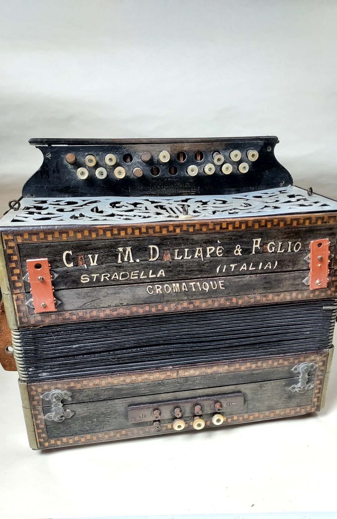 Antique Italian Dallape and Figlio Stradella Accordion - Etsy