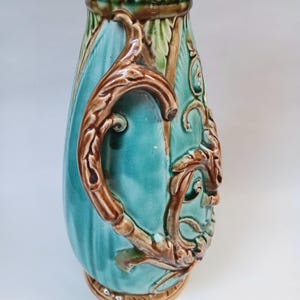 Antique French Art Nouveau 19th Century Nimy Les Mons Majolica Ceramic ...