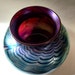 Okra Blue and Purple Irridescent Glass Bowl - Etsy