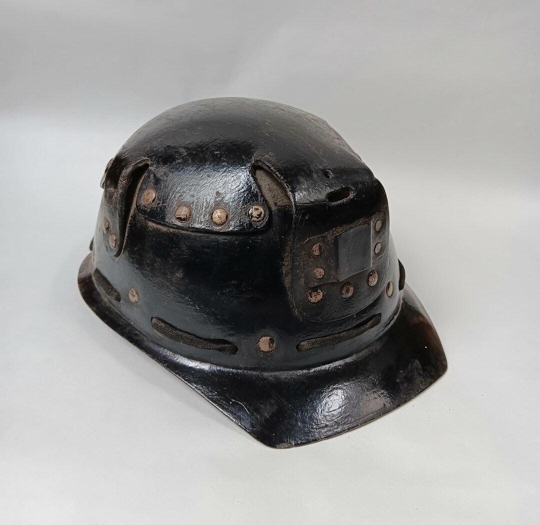 Antique Child's Miners Helmet - Etsy
