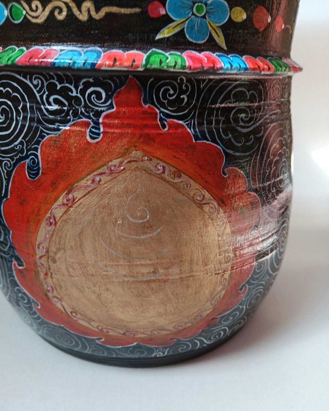 Nepalese Wooden Handpainted Yak Butter Churn - Etsy