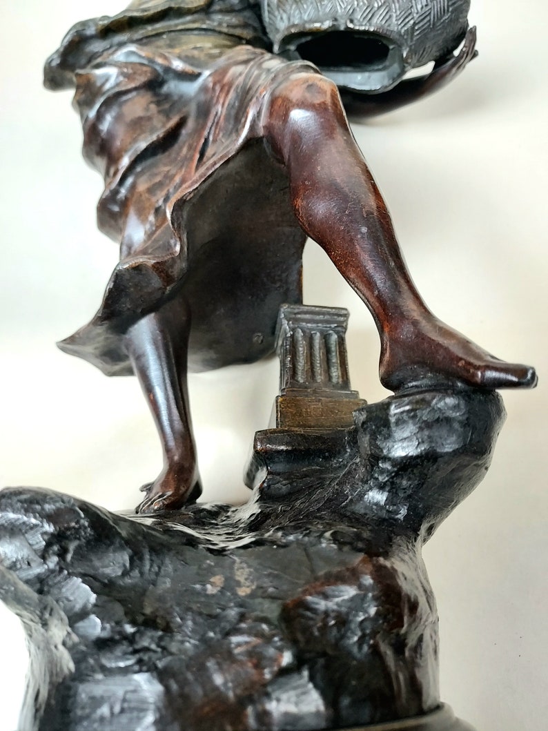 Geo Maxim Bronze Belle Epoque Sculpture of Dancing Girl - Etsy