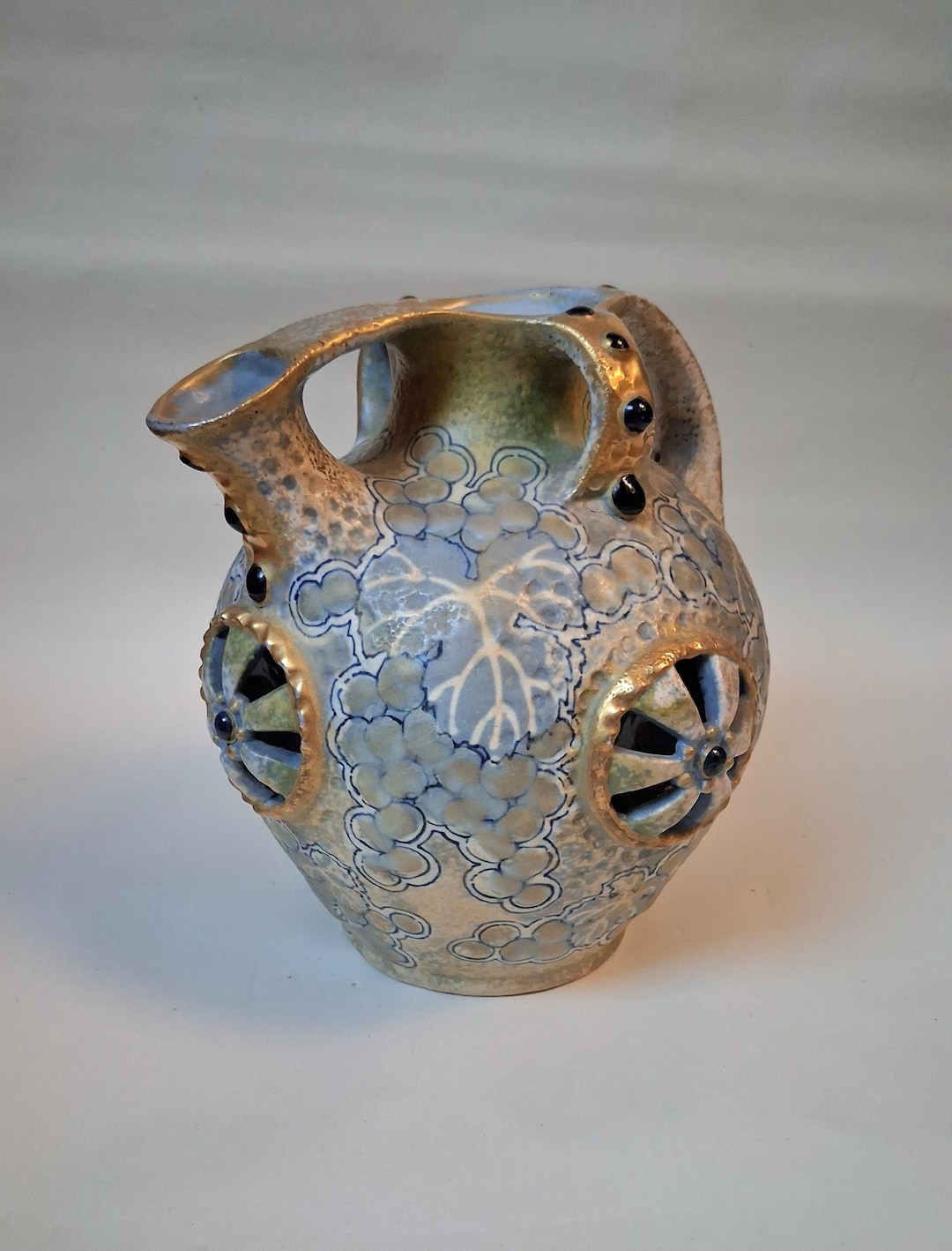 Antique Imperial Amphora Austrian Art Nouveau by Riessner, Stellmacher ...