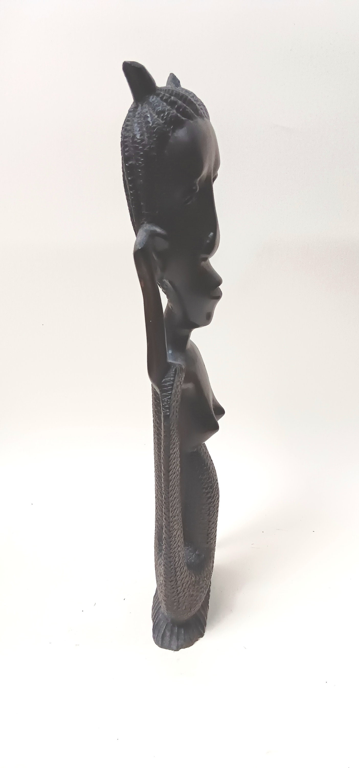 Wooden West African Hand Carved Mythical Mermaid Figure - Etsy