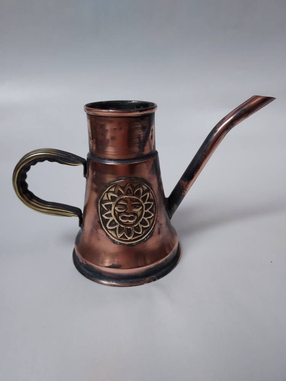 Greek Helios Copper Oil Canister - Etsy